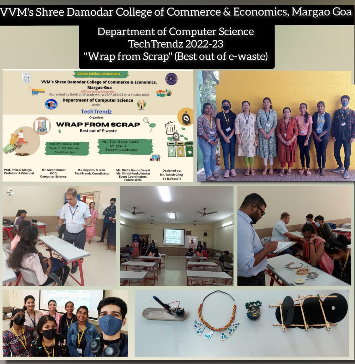 TechTrendz Activity – Wrap from scrap – Shree Damodar College of ...